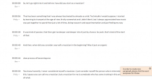 Interview Transcript Examples for Students - Audext